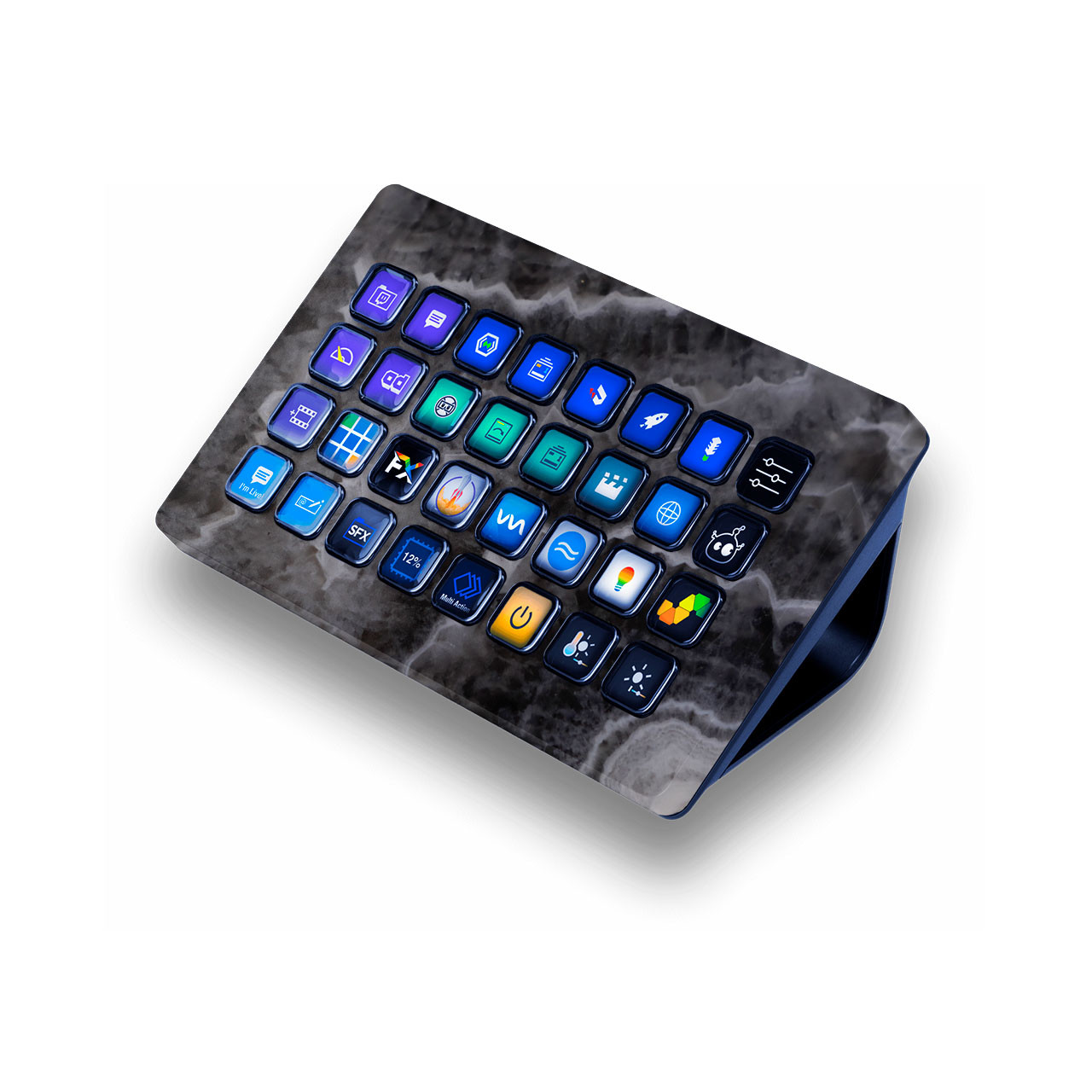 Pink Agate Elgato Stream Deck XL Skin | KO Custom Creations