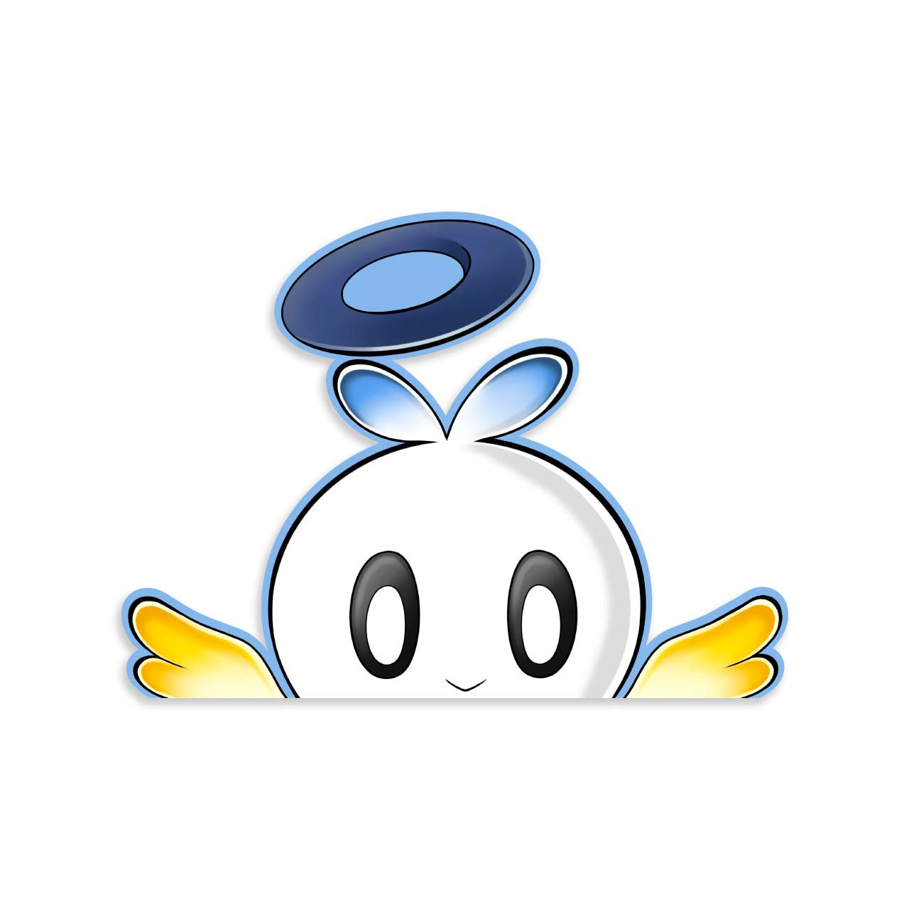 Hero Chao Peeker Sticker Ko Custom Creations