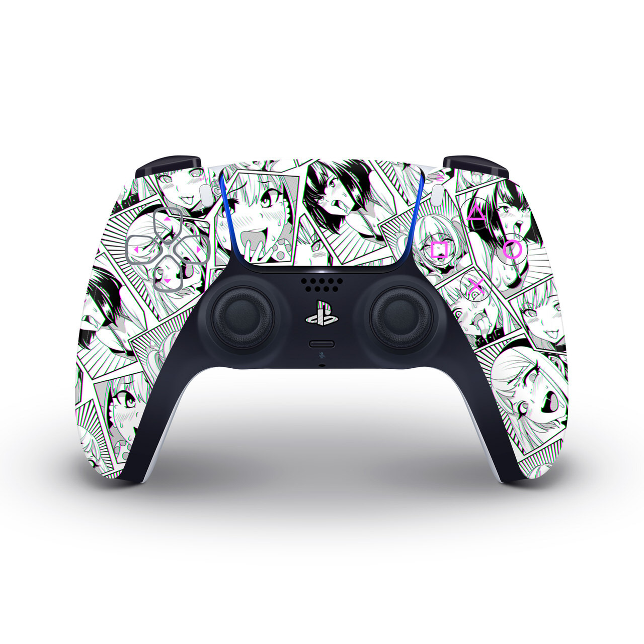 Ahegao Collage v3 Ps5 Controller Skin | KO Custom Creations