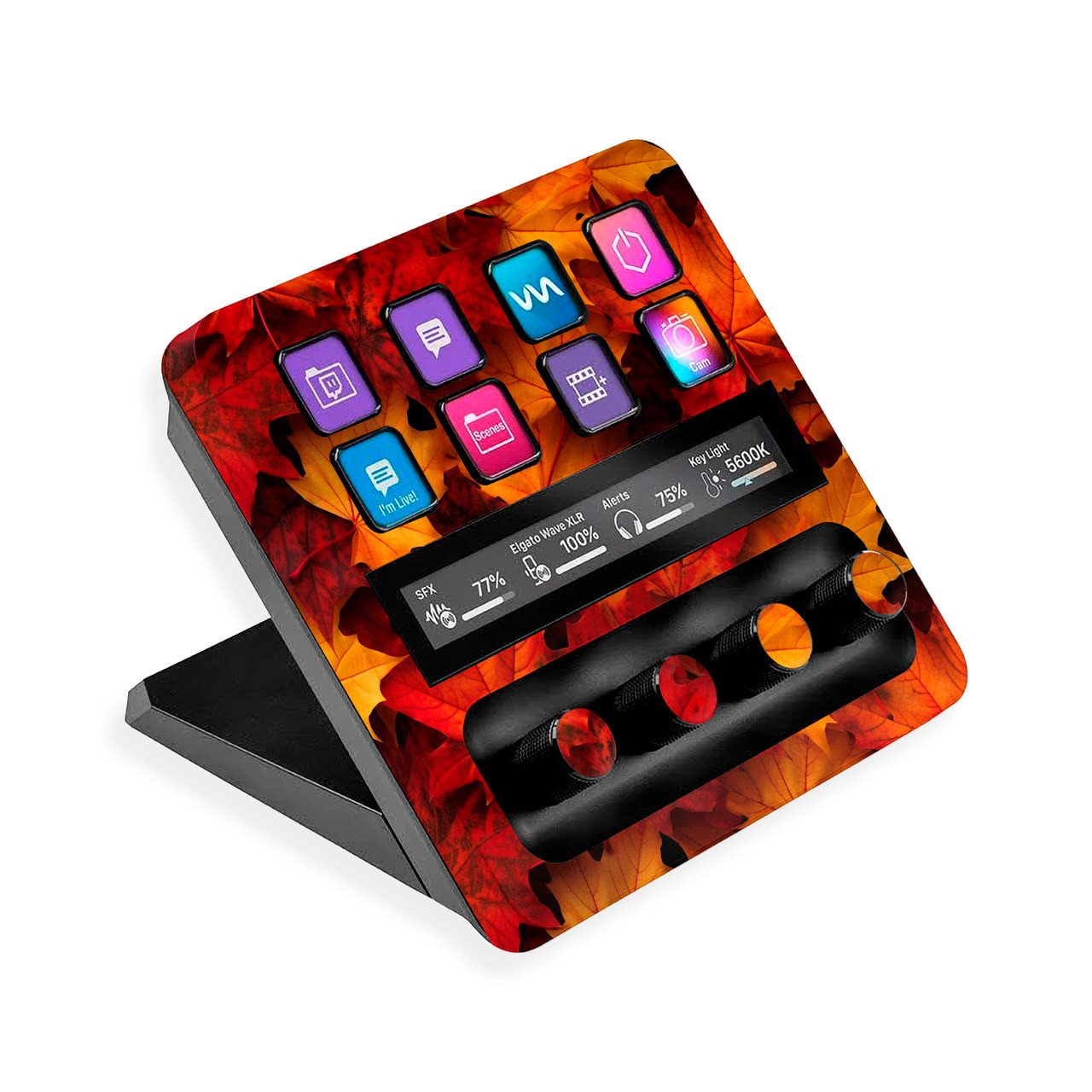 Maple Art Elgato Stream Deck Plus Skin | KO Custom Creations