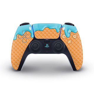 BLue Ice Cream Ps5 Controller Skin | KO Custom Creations