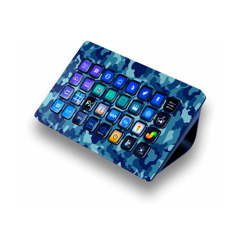 Ocean Camo Elgato Stream Deck Xl Skin Ko Custom Creations