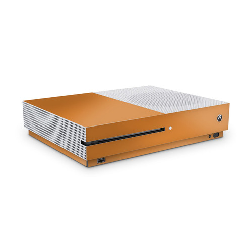 Cozy Brandy Orange Xbox One S Skin | KO Custom Creations