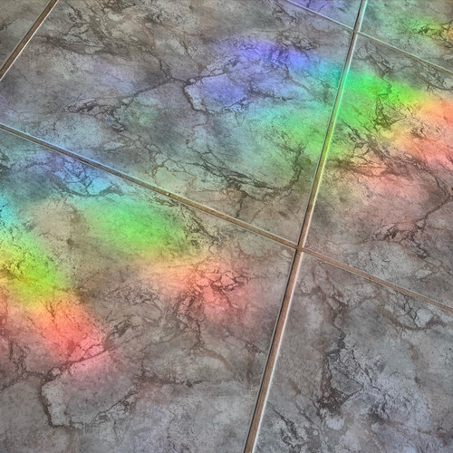 Amethyst Crystal Suncatcher Window Sticker | KO Custom Creations