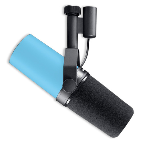 Sky Blue Shure SM7B Microphone Skin | KO Custom Creations