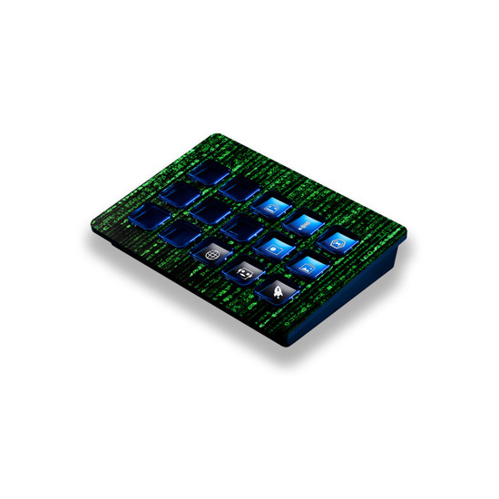 Green Digital Rain Elgato Stream Deck Skin | KO Custom Creations