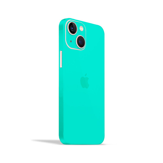 Happy Turquoise Apple iPhone 13 Skin | KO Custom Creations