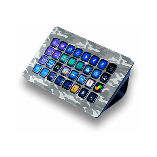 Stone Camo Elgato Stream Deck Xl Skin Ko Custom Creations