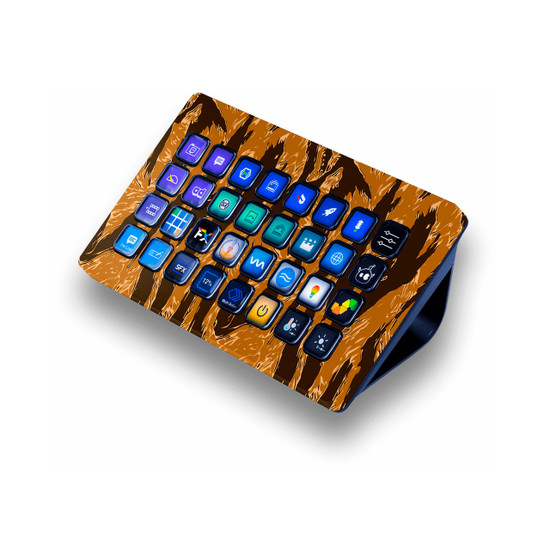 Tiger Camo Elgato Stream Deck Xl Skin Ko Custom Creations