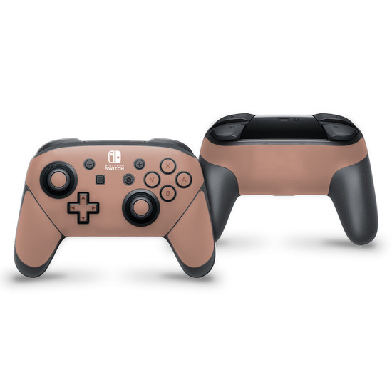 Cozy Brown Nintendo Switch Pro Controller Skin | KO Custom Creations