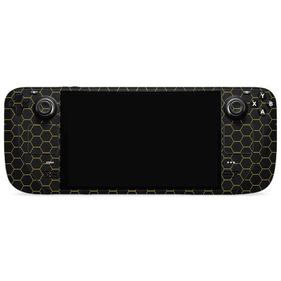 Sun Yellow Hex Armour Steam Deck Skin | KO Custom Creations