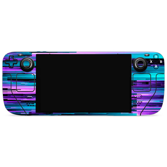 Neon Glitch Steam Deck Skin | KO Custom Creations