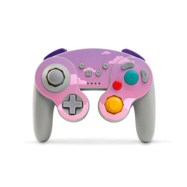 Dreamy 8-Bit Clouds Switch GameCube Controller Skin
