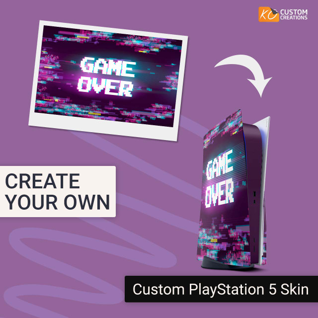 Custom Playstation 5 Console Skin | KO Custom Creations