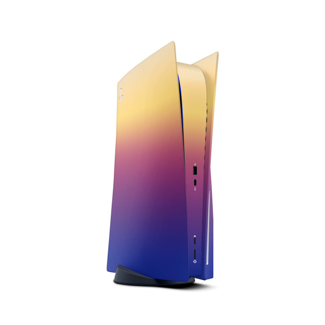 Neon Polygonized PlayStation 5 Console Skin | KO Custom Creations