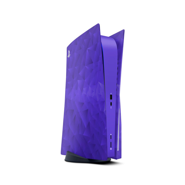Deep Purple Polygonized PlayStation 5 Skin | KO Custom Creations