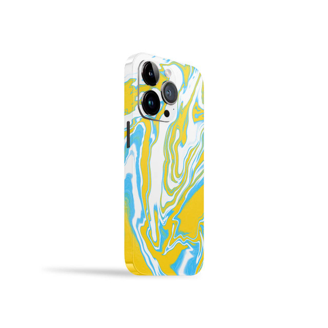 Thunder Stone Marbled iPhone 14 Pro Skin | KO Custom Creations