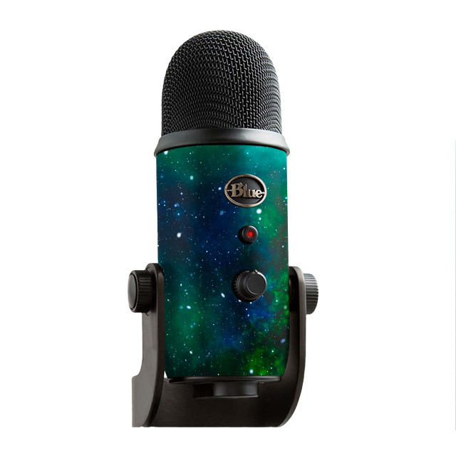 Deep Space Blue Yeti Microphone Skin | KO Custom Creations
