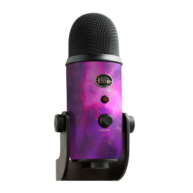 Dark Olive Blue Yeti Microphone Skin | KO Custom Creations