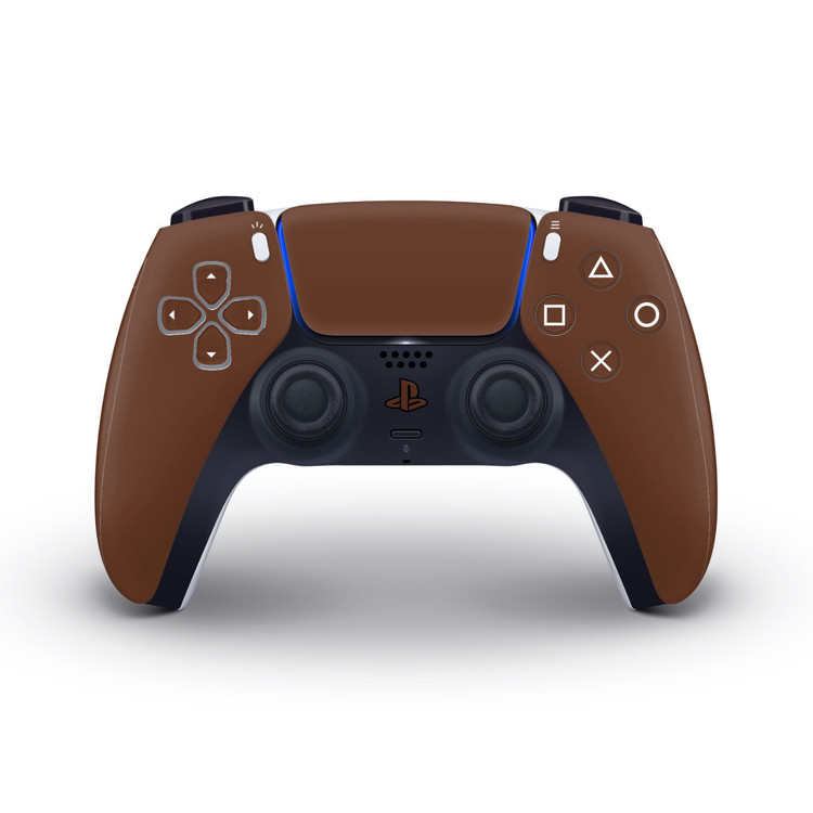 Chocolate Brown Ps5 Controller Skin | KO Custom Creations