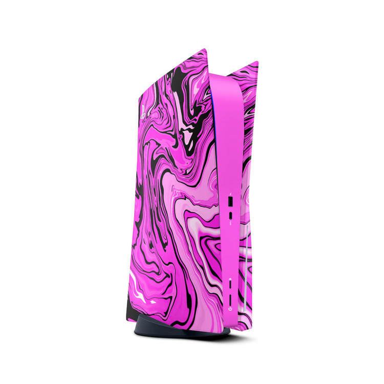 Pink Marbling PlayStation 5 Skin | KO Custom Creations