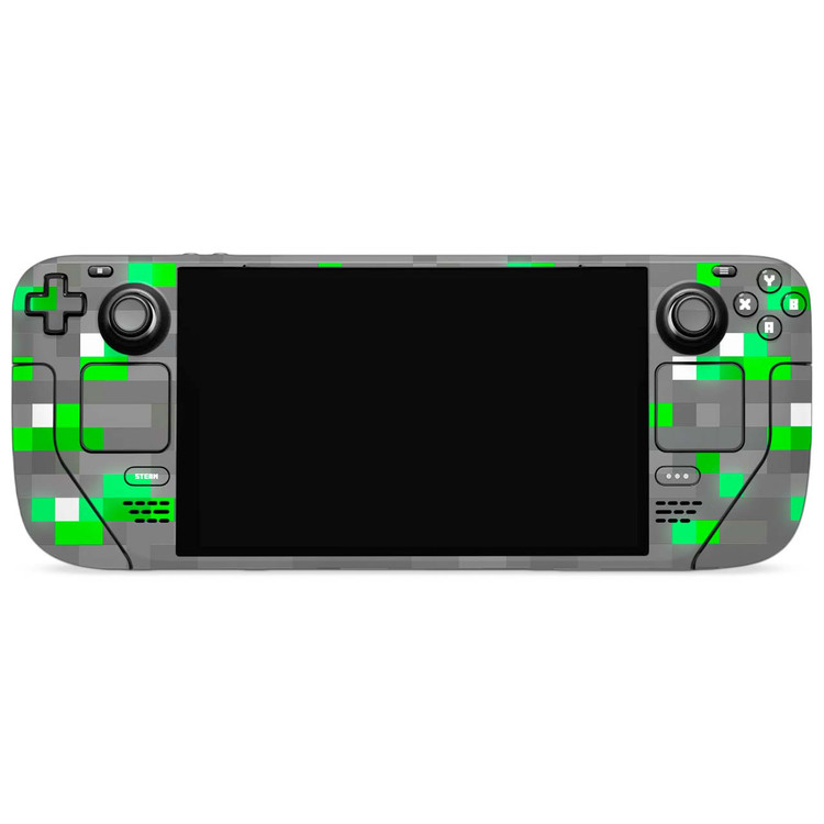 Pixel Emerald Block Valve Steam Deck Skin | KO Custom Creations