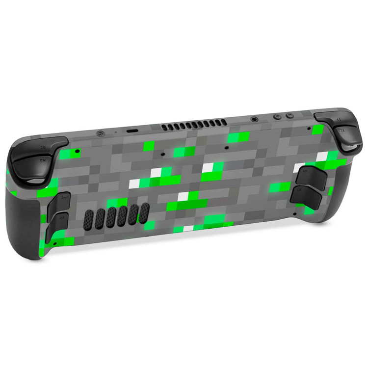Pixel Emerald Block Valve Steam Deck Skin | KO Custom Creations