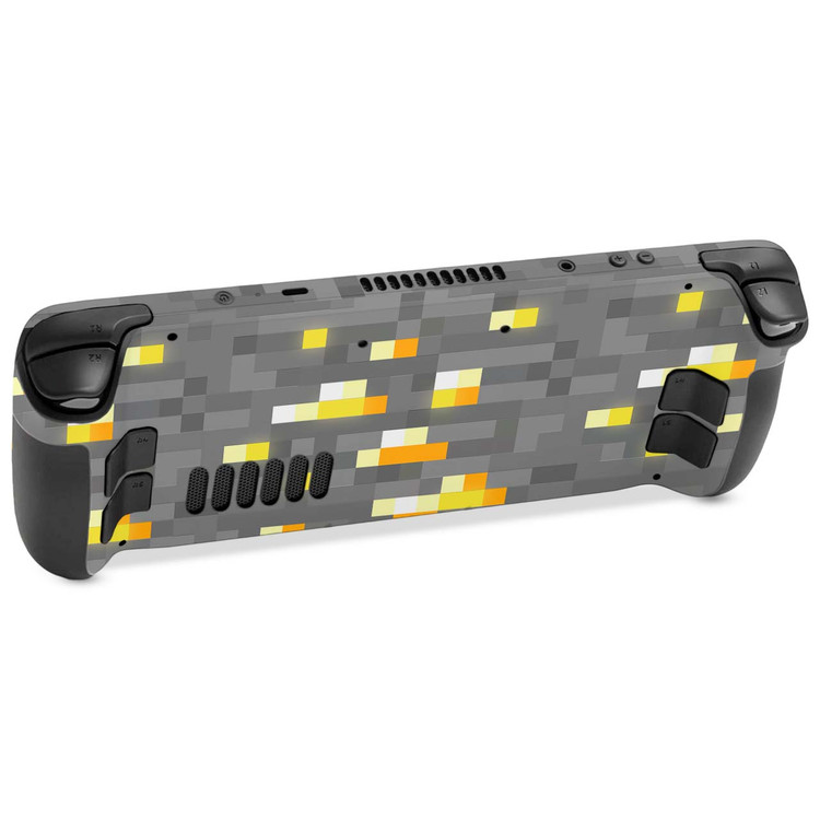 Pixel Gold Block Valve Steam Deck Skin | KO Custom Creations