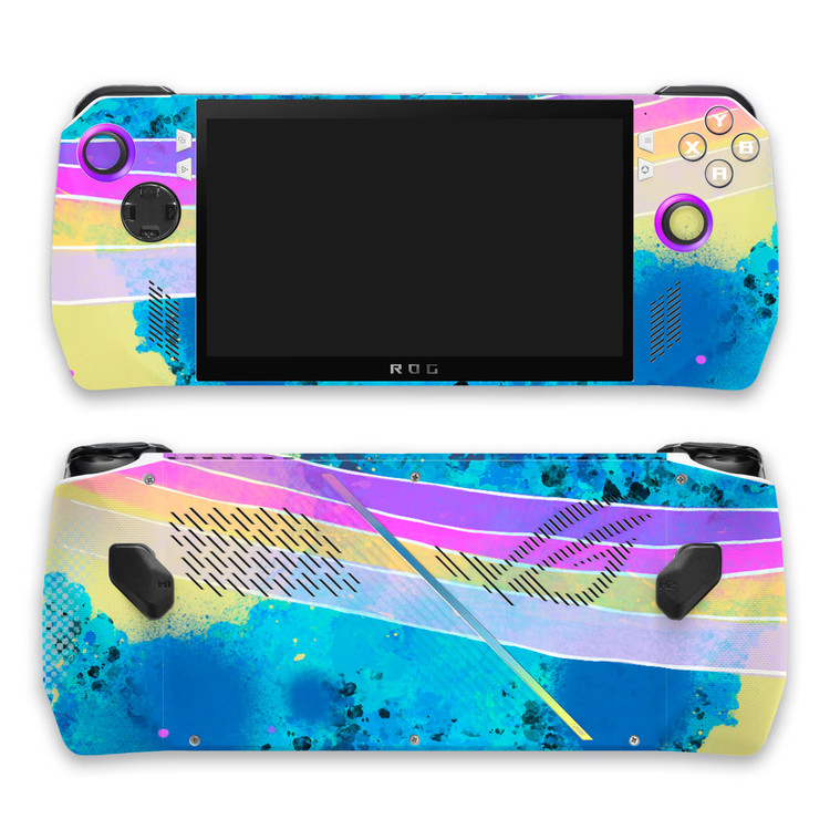 Rainbow Grunge ASUS ROG Ally Skin | KO Custom Creations