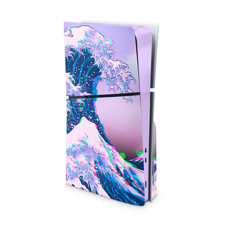 Glitchwave PS5 Slim Skin | KO Custom Creations