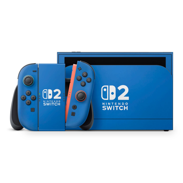 Sapphire Blue Nintendo Switch 2 Skin