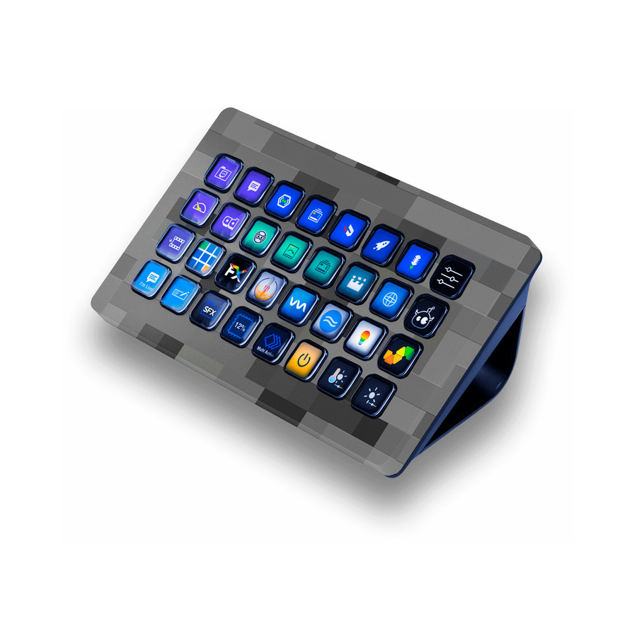 Pixel Coal Block Elgato Stream Deck Xl Skin Ko Custom Creations