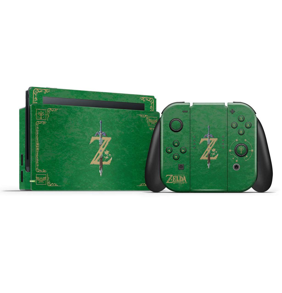 Breath of the Wild White Nintendo Switch OLED Skins | KO Custom Creations