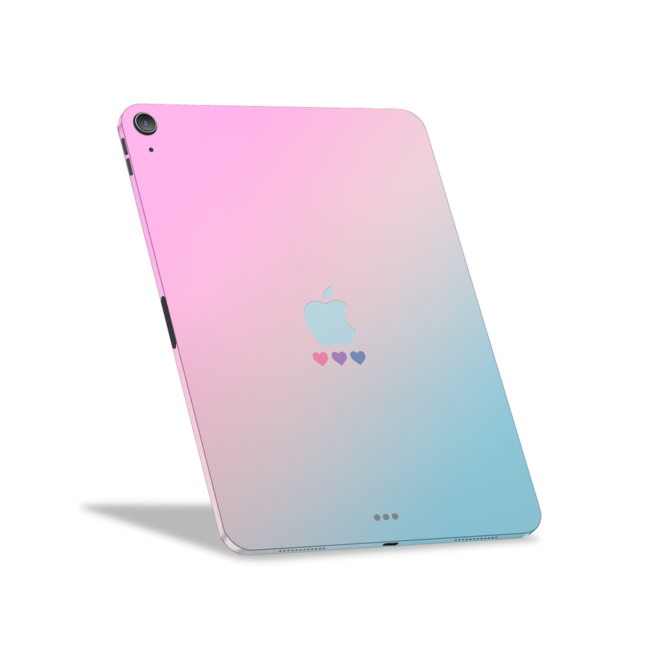 8-Bit Pink & Blue Hearts iPad Air [4th Gen] Skin