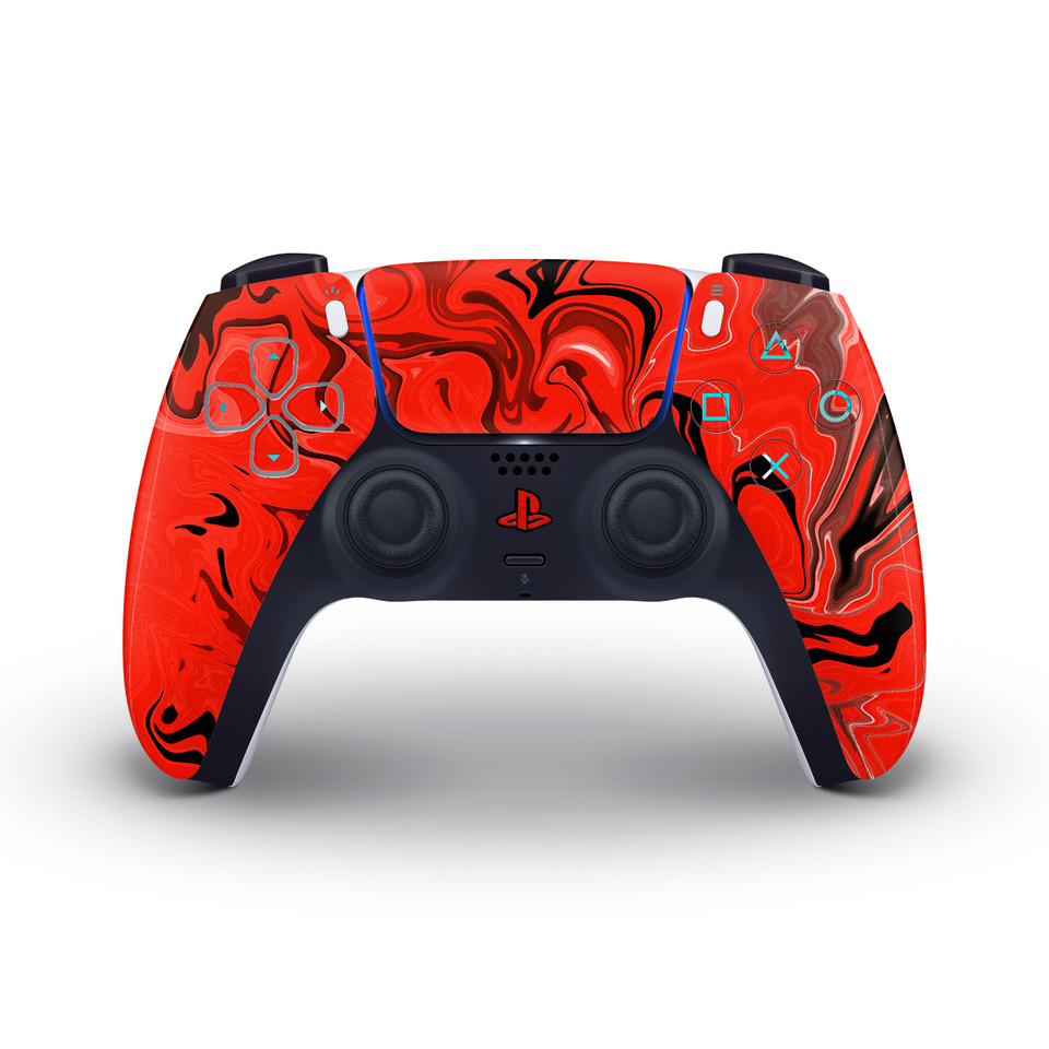 Neon Marbling Ps5 Controller Skin | KO Custom Creations