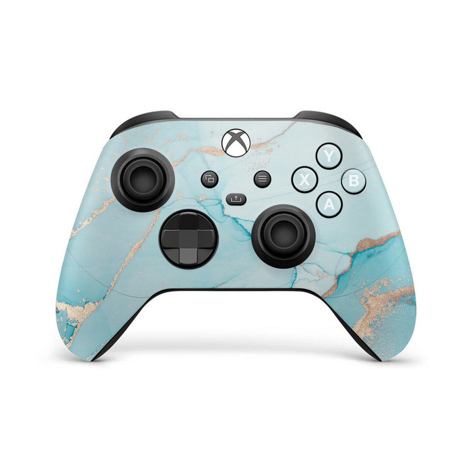 Sage Gold Marble Xbox Controller Skin | KO Custom Creations