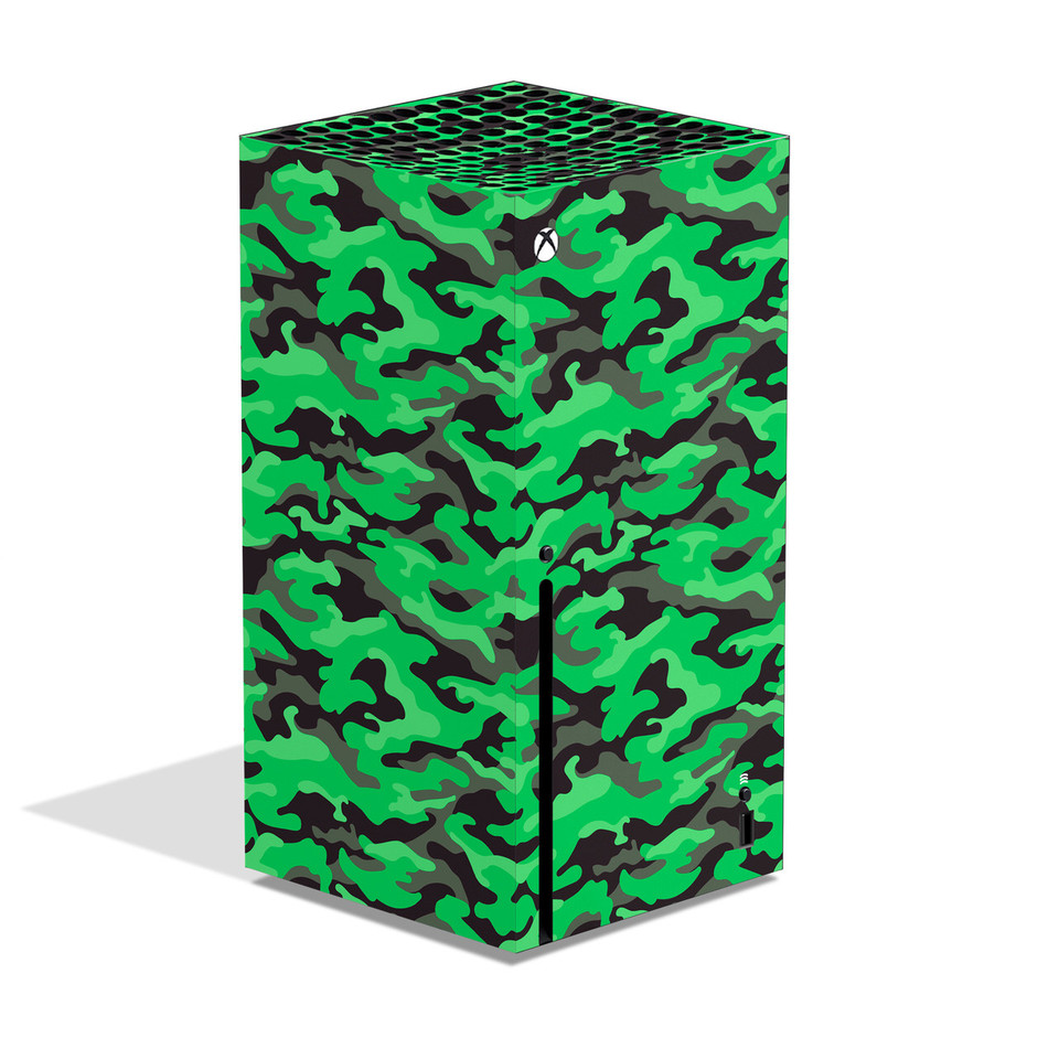 Cobalt Green Camo Xbox Series S Skin | KO Custom Creations