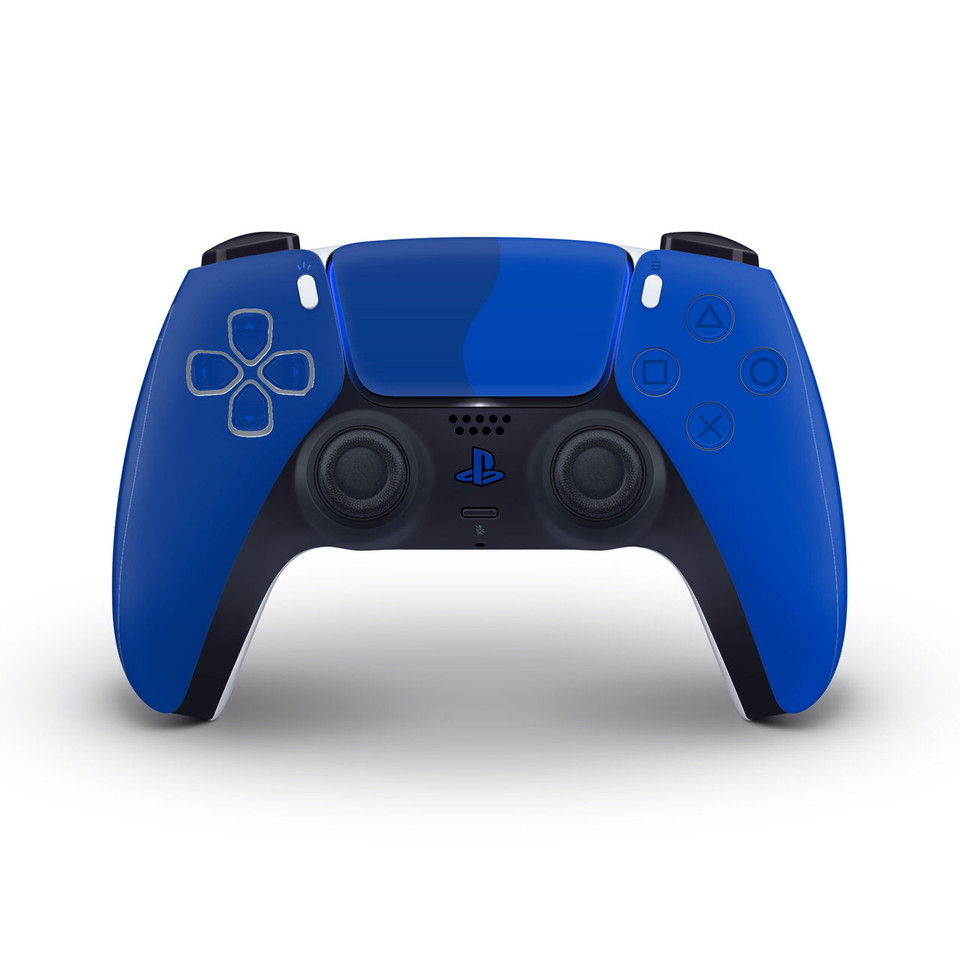 Blue Colourwave Ps5 Controller Skin | KO Custom Creations