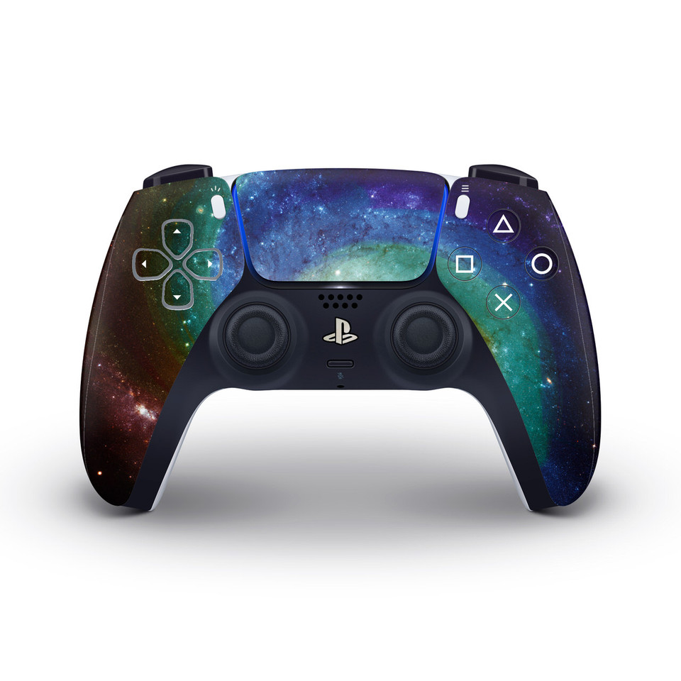 Rainbow Galaxy Ps5 Controller Skin | KO Custom Creations