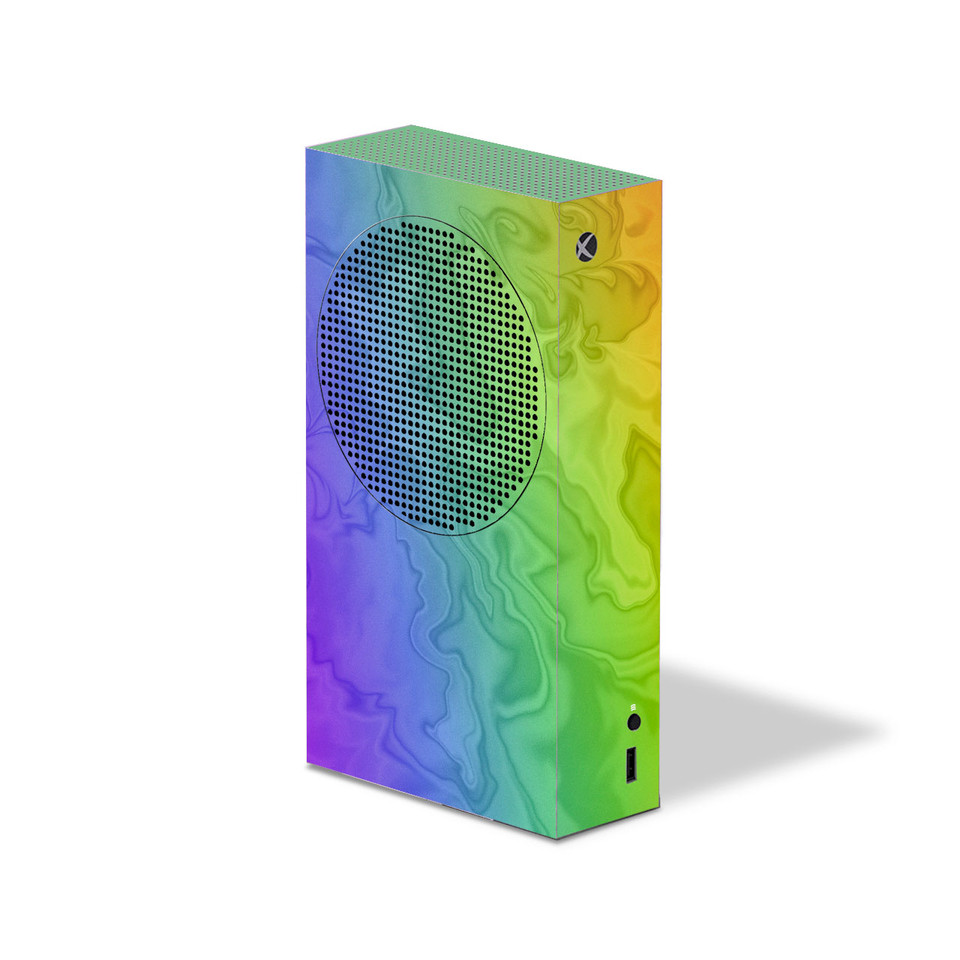 Rainbow Marbled Xbox Series X Skin | KO Custom Creations