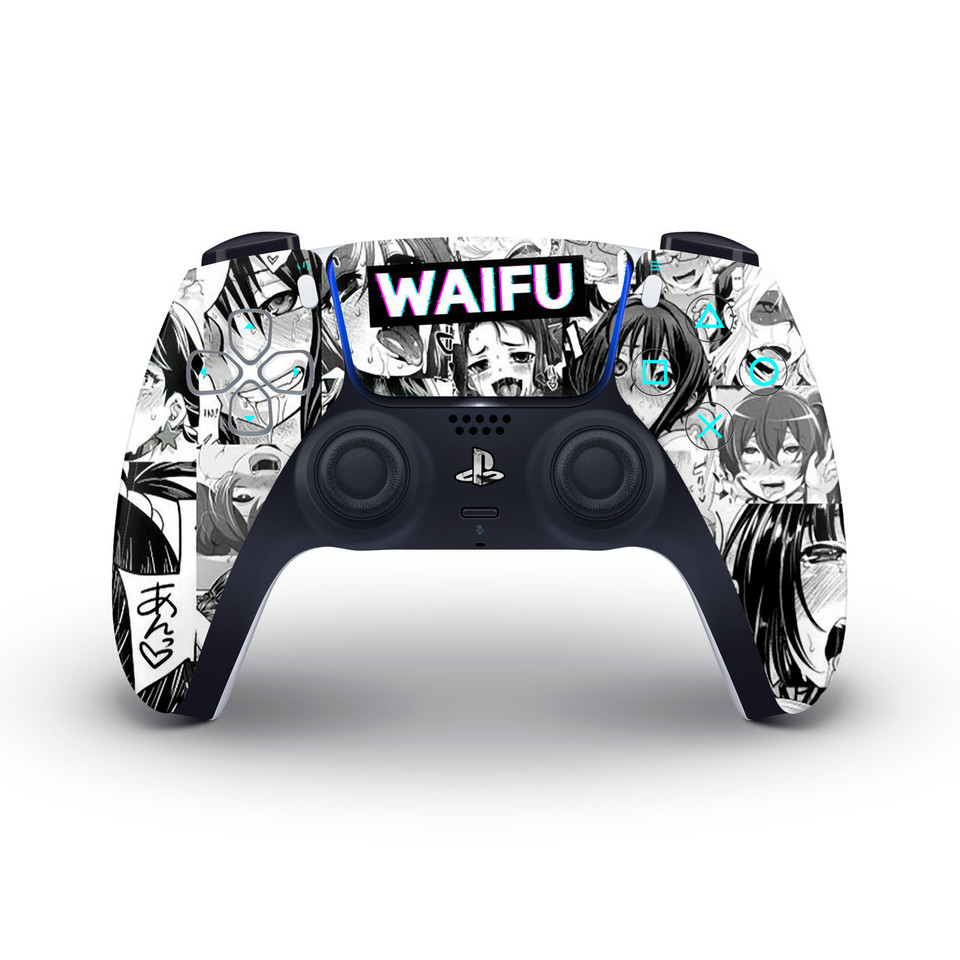 Ahegao Collage v3 Ps5 Controller Skin | KO Custom Creations