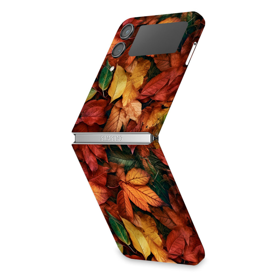 AC Leaves Galaxy Z Flip4 Skin | KO Custom Creations