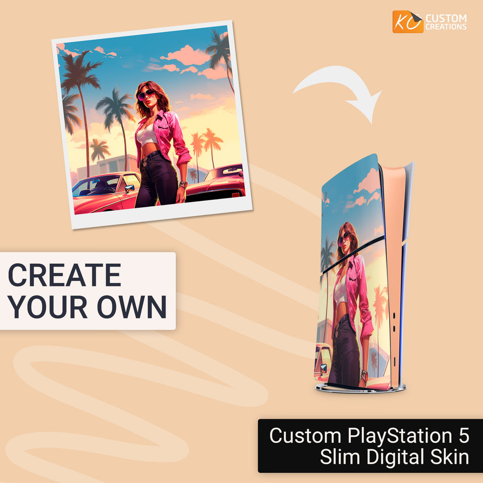 Custom PS5 Slim Skin | KO Custom Creations