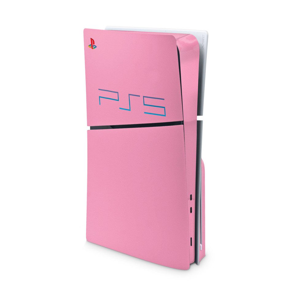 Retro Ps Pink PS5 Slim Skin | KO Custom Creations
