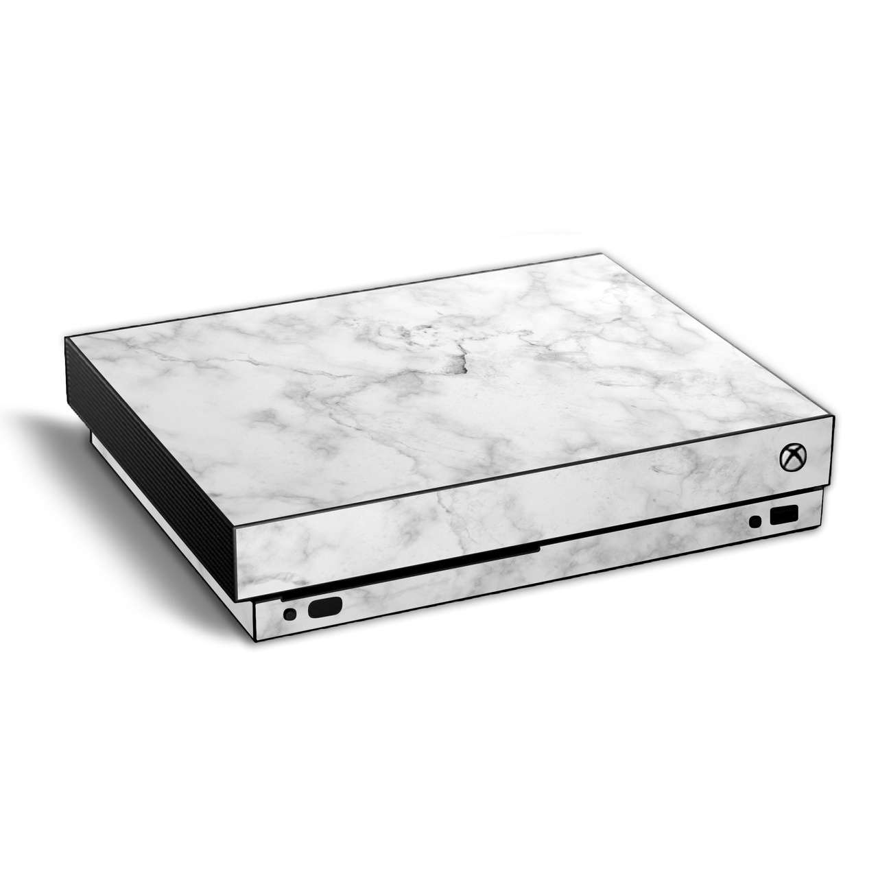 White Marble Xbox One X Console Skin