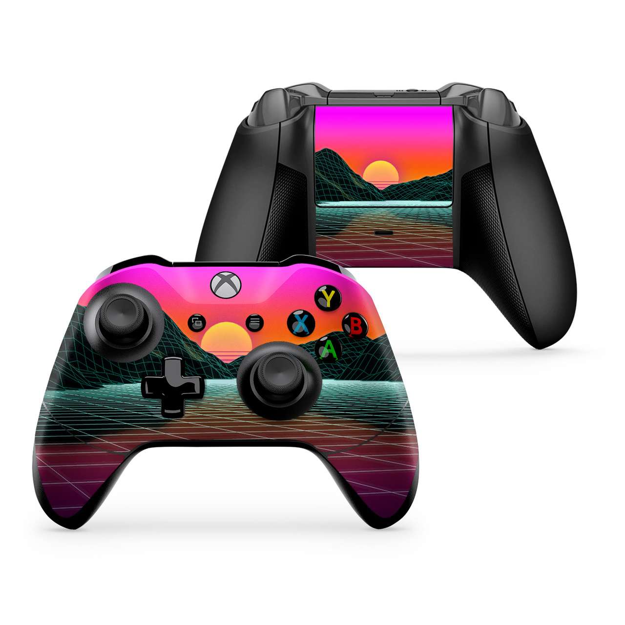 Outrun Mountain Sunset Xbox One X/S Controller Skin