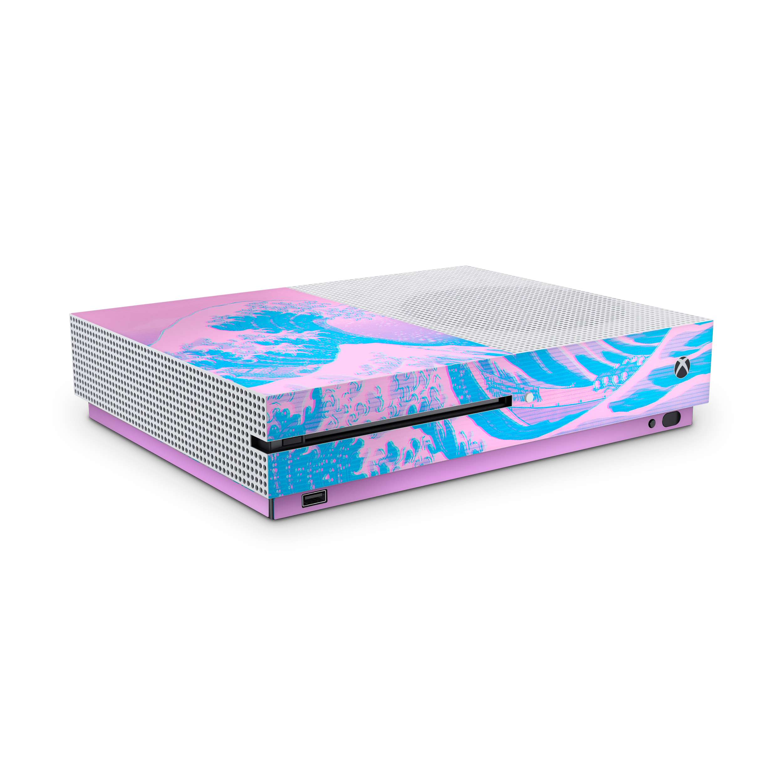 Kanagawave Xbox One S Console Skin