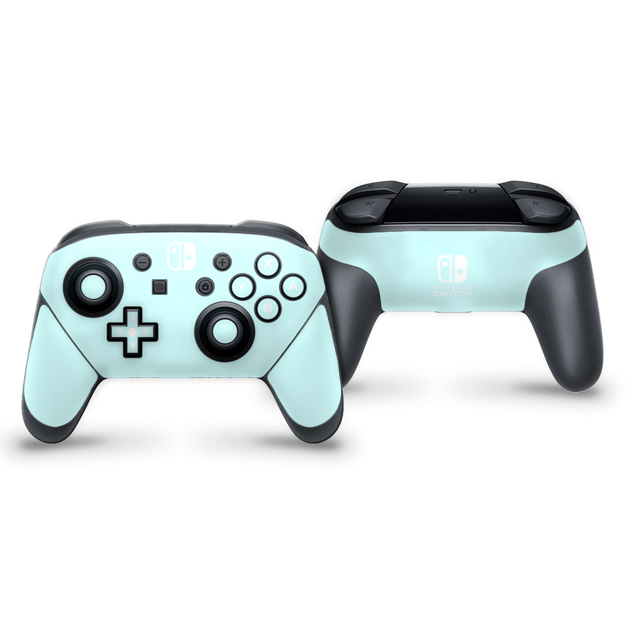 Baby Blue Switch Pro Controller Skin