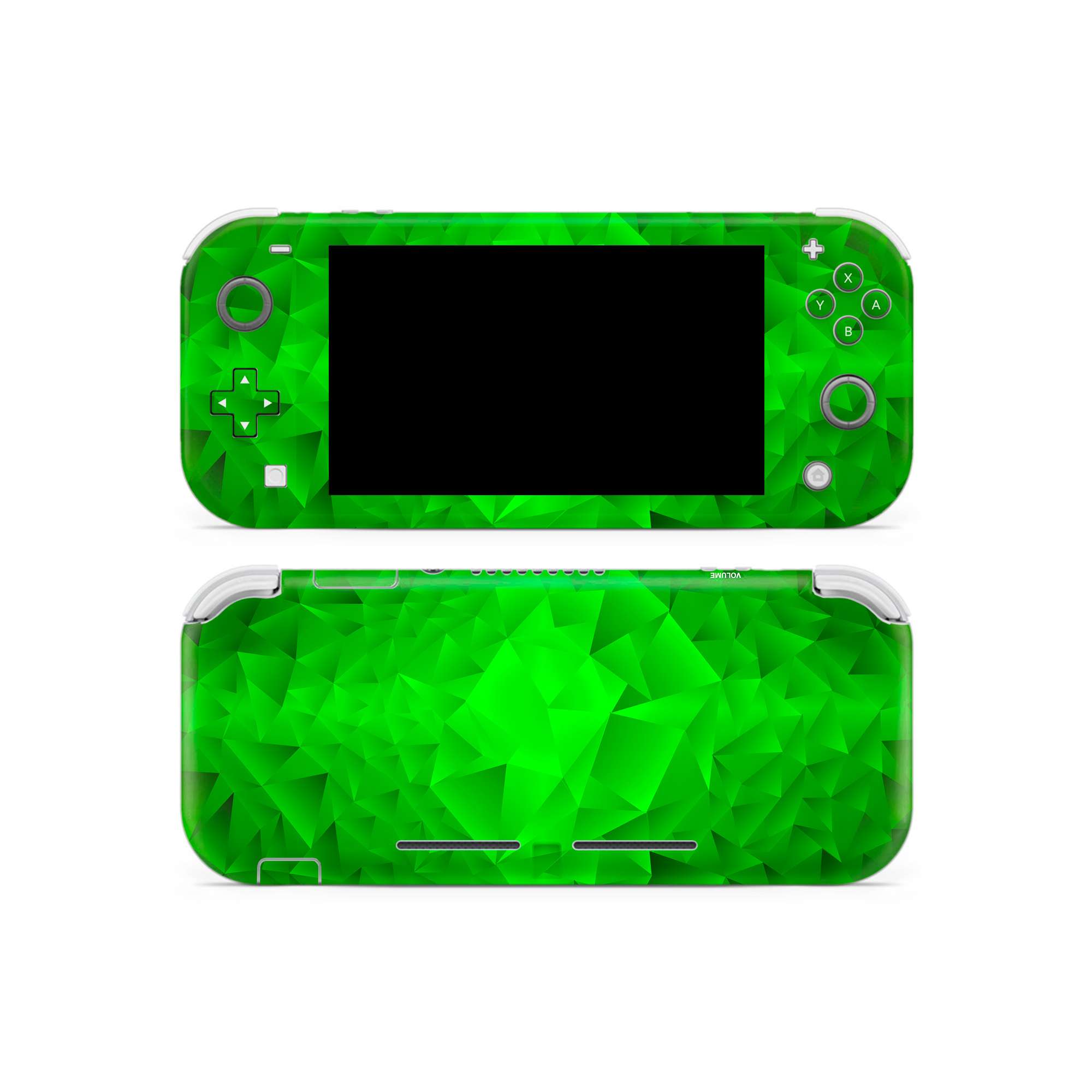 Green Polygonized | Nintendo Switch Lite Skin | KO Custom Creations
