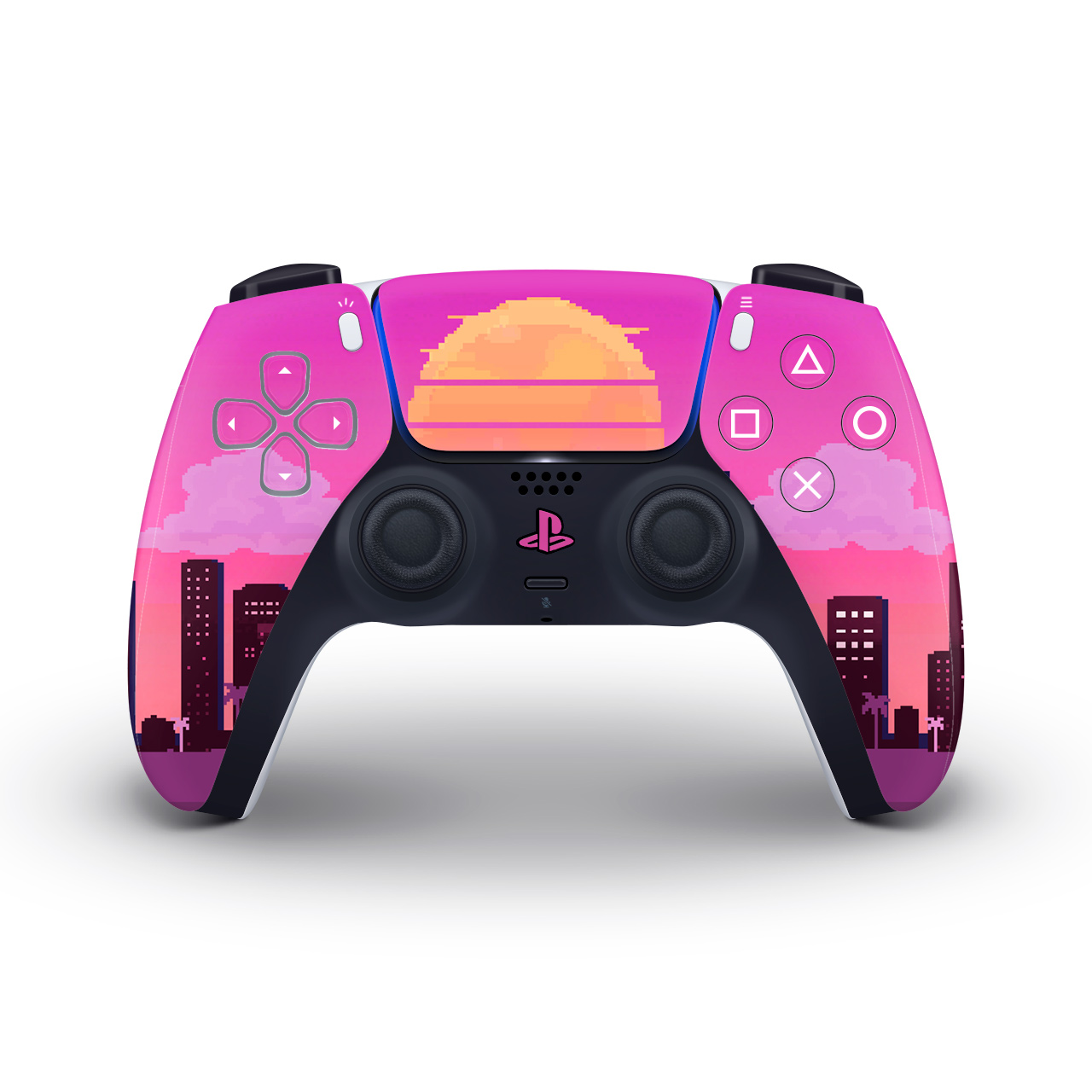 Vice Sunset Ps5 Controller Skin | KO Custom Creations